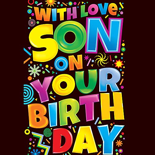 Happy Birthday Card For Son. With Love. You're Truly Someone Very Special | Made in America | Eco-Friendly | Thick Card Stock with Premium Envelope 5in x 7.75in | Packaged in Protective Mailer | Prime Greetings