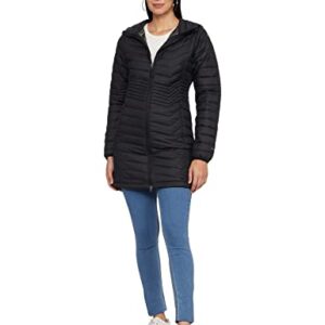 Columbia Women’s Powder Lite Mid Jacket, Winter, Water Repellent, Black,Large