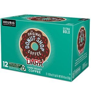 The Original Donut Shop Dark Roast Coffee, K-Cup, 12 ct