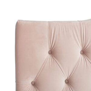 Safavieh Home Axel Modern Blush Pink Velvet Tufted Headboard, Full