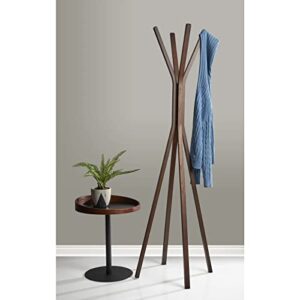 Adesso Toby Coat Rack, Walnut