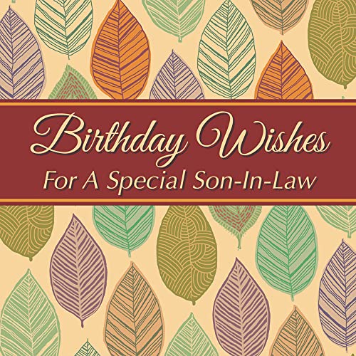 Happy Birthday Card For Son-In-Law | Made in America | Eco-Friendly | Thick Card Stock with Premium Envelope 5in x 7.75in | Packaged in Protective Mailer | Prime Greetings