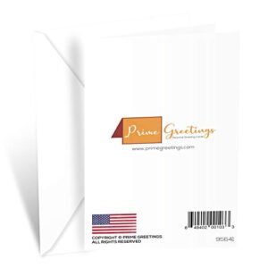 Happy Birthday Card For Son-In-Law | Made in America | Eco-Friendly | Thick Card Stock with Premium Envelope 5in x 7.75in | Packaged in Protective Mailer | Prime Greetings