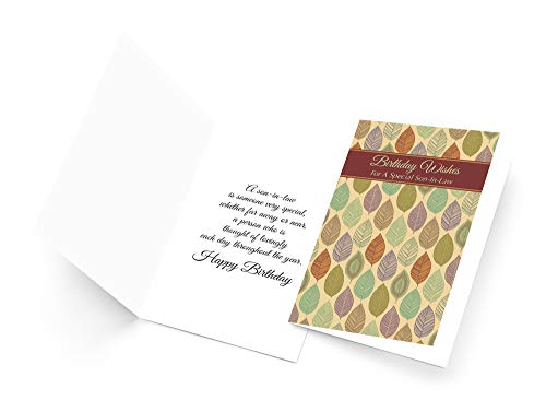 Happy Birthday Card For Son-In-Law | Made in America | Eco-Friendly | Thick Card Stock with Premium Envelope 5in x 7.75in | Packaged in Protective Mailer | Prime Greetings