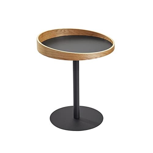 Adesso WK2310-12 Crater End Table, Natural