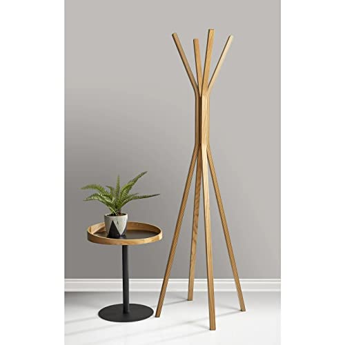 Adesso WK2310-12 Crater End Table, Natural