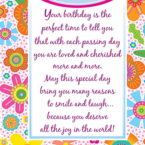 Happy Birthday Card For Daughter | Made in America | Eco-Friendly | Thick Card Stock with Premium Envelope 5in x 7.75in | Packaged in Protective Mailer | Prime Greetings