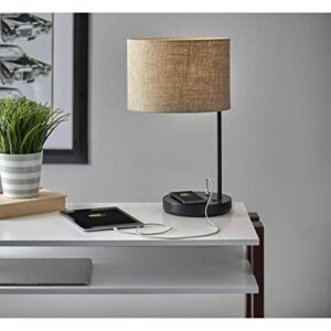 Adesso Oliver Wireless Charging Table Lamp