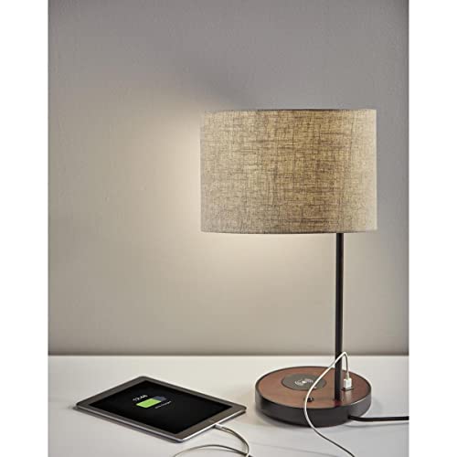 Adesso Oliver Wireless Charging Table Lamp