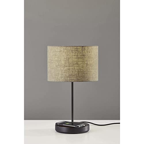 Adesso Oliver Wireless Charging Table Lamp