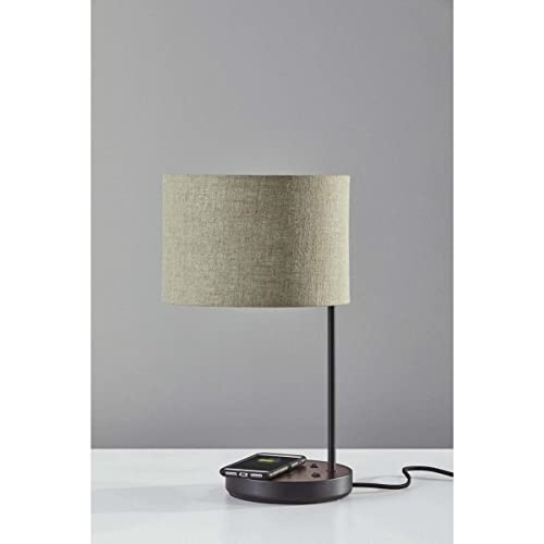 Adesso Oliver Wireless Charging Table Lamp