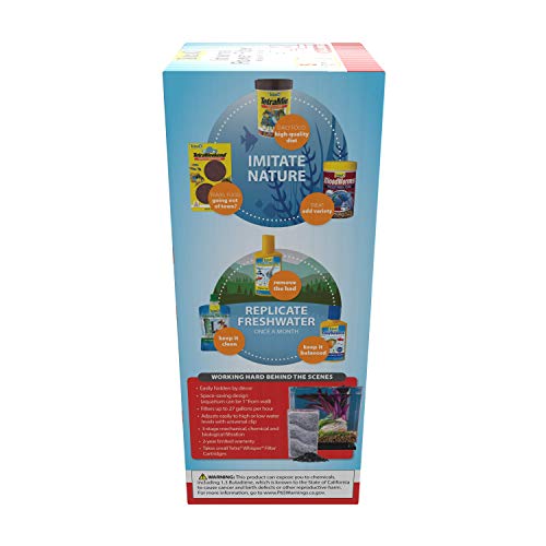 Tetra Whisper 4 Gallon Internal Power Filter, Filtration for 4 Gallon Aquariums