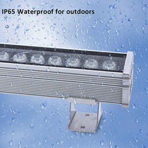 JSN&PC LED Wall Washer 36W 39.4 Inches IP65 Waterproof Outdoor Light for Advertising Boards, Billboard,Building Commercial Lighting (White 5000-5500K)