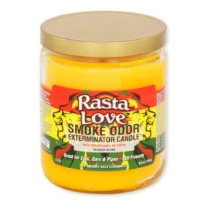 Smoke Odor Exterminator 13oz Jar Candles Rasta Love, (2)