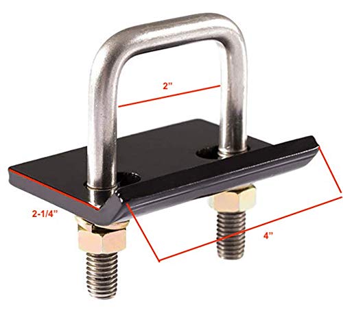 MaxxHaul 50023 Hitch Tightener Anti Rattle Stabilizer for 1.25" to 2" Hitches Reduce Movement On Hitch Mount Cargo Carrier Bike Rack