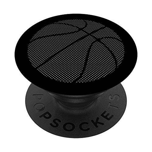 Basketball Gray Pixel For Boys and Girls PopSockets PopGrip: Swappable Grip for Phones & Tablets