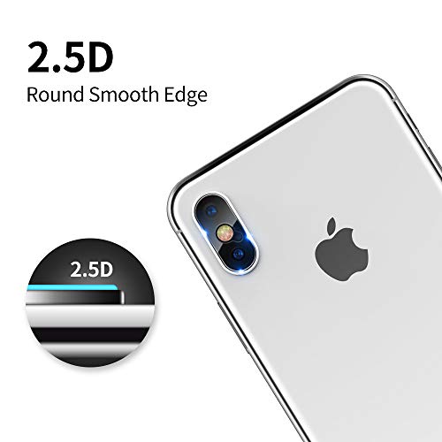 Tensea Back Camera Lens Protector Apple iPhone Xs Max/Xs/X Tempered Glass Film Screen Protector, Anti-Scratch, Anti-Fingerprint, Ultra Thin, High Definition, 4 Pack