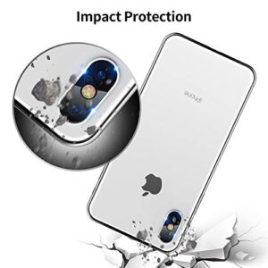 Tensea Back Camera Lens Protector Apple iPhone Xs Max/Xs/X Tempered Glass Film Screen Protector, Anti-Scratch, Anti-Fingerprint, Ultra Thin, High Definition, 4 Pack