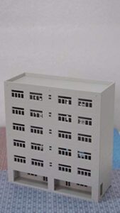 outland models railway modern city tall industrial building office n scale 1:160