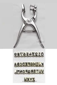 tattoo pliers kit, marking pliers, farm animals, livestock, animal identification