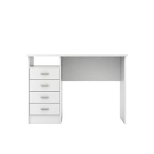 Tvilum Warner Desk with 4 Drawers, White