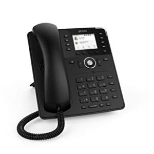 Snom D735 SIP VOIP 2.7" PoE Phone with USB WiFi Stick Support Black