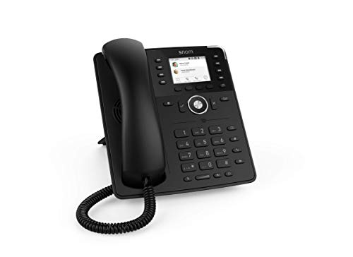 Snom D735 SIP VOIP 2.7" PoE Phone with USB WiFi Stick Support Black