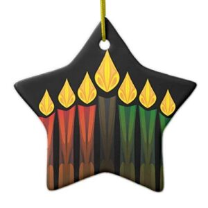 christmas kwanzaa candles star christmas for christmas tree decoration,,