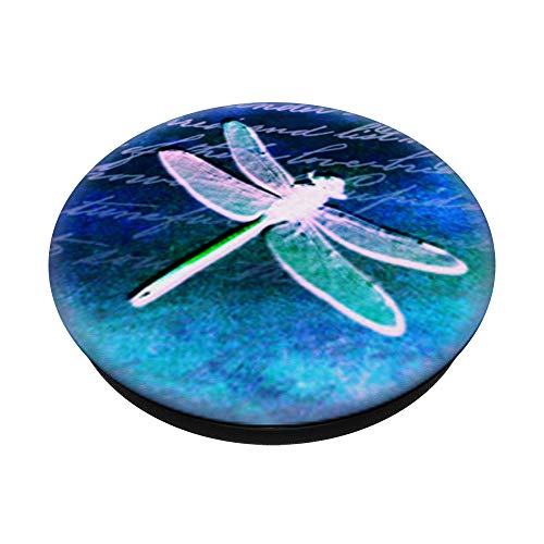 Dragonfly Pop Socket - Cute Vintage Rainbow Dragonfly 1 PopSockets PopGrip: Swappable Grip for Phones & Tablets