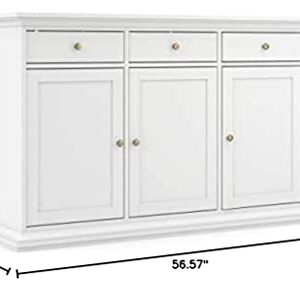 Tvilum Sonoma Sideboard with 3 Doors and 3 Drawers, White