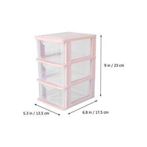 UPKOCH Plastic Dresser 1pc plastic drawers drawer storage cabinet desktop storage case multilayer storage plastic drawers box 4x6 picture frame Small Plastic Drawer Organizer