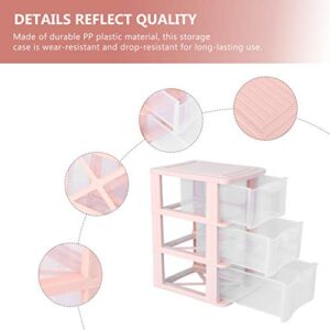 UPKOCH Plastic Dresser 1pc plastic drawers drawer storage cabinet desktop storage case multilayer storage plastic drawers box 4x6 picture frame Small Plastic Drawer Organizer