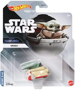 star wars hot wheels character cars grogu diecast car