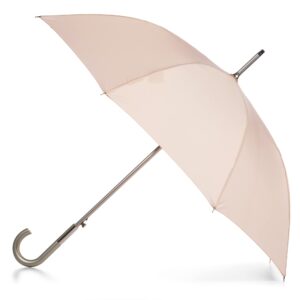 totes unisex auto open j-handle stick eco umbrella