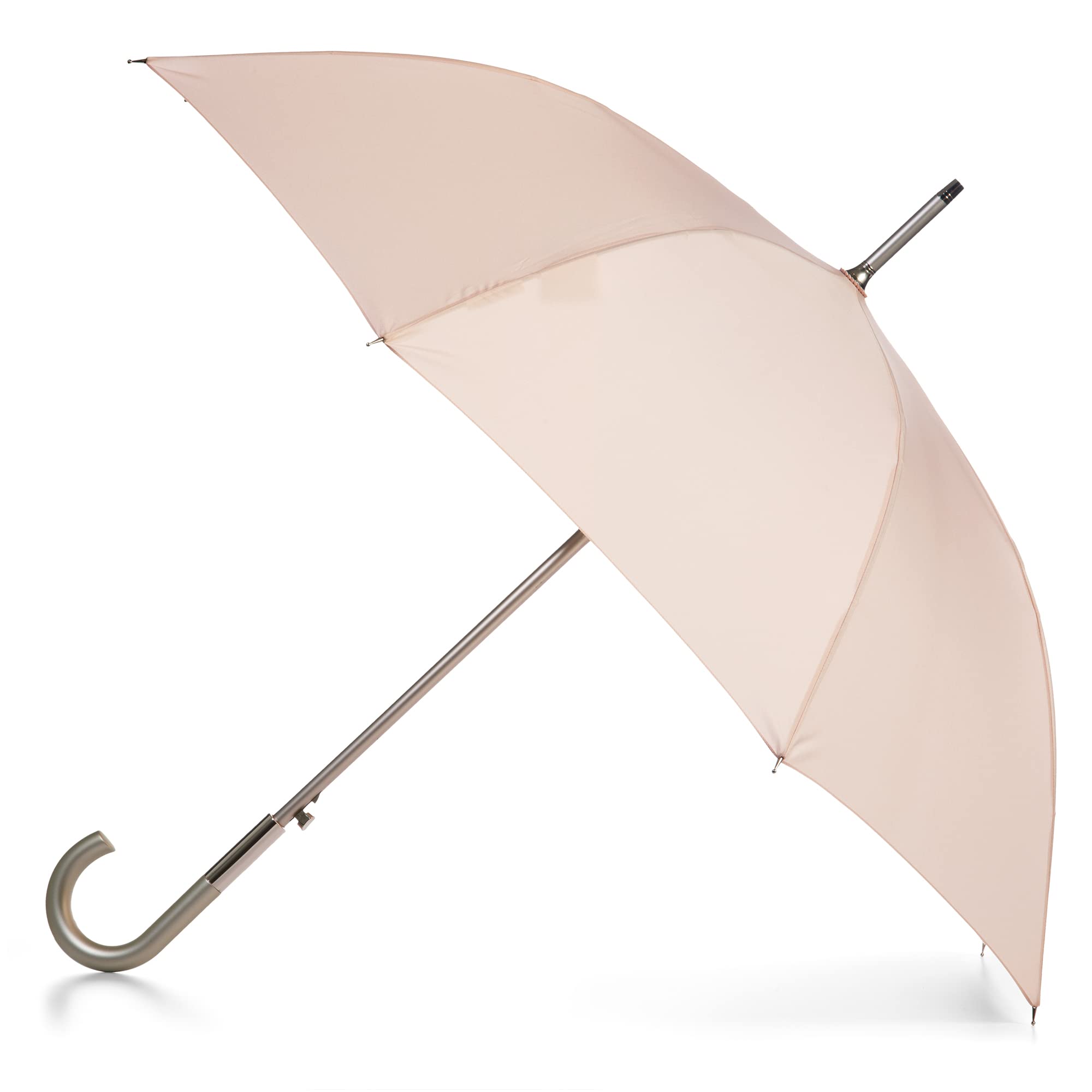 Totes Unisex Auto Open J-Handle Stick ECO Umbrella