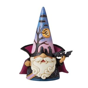 enesco jim shore heartwood creek halloween vampire gnome figurine, 7 inch, multicolor