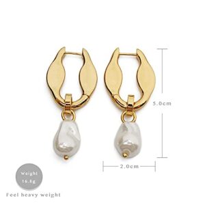 Koleso Punk Cystal Pendant Earrings For Women Exaggerated Dangle Earrings Peal Earrings Party Jewelry Geo For Girlfriend-63476