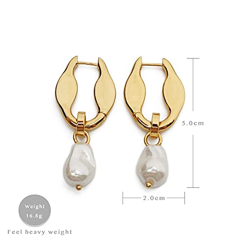 Koleso Punk Cystal Pendant Earrings For Women Exaggerated Dangle Earrings Peal Earrings Party Jewelry Geo For Girlfriend-63476