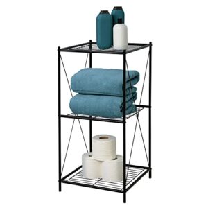 zenna home floor stand, black cross-style