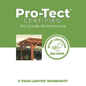 Backyard Discovery Beaumont 20x12 ft All Cedar Wood Pergola, Durable, Quality Supported Structure, Snow and Wind Supported, Rot Resistant, Backyard, Deck, Garden, Patio, Outdoor Entertaining