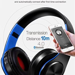 Lmminer Wireless On-Ear Bluetooth 5.0 Headphones, Foldable Sport HiFi Stereo Sound Headset with Microphone Noise Canceling, Hi-Res Audio, 10 Hours Playtime,Green