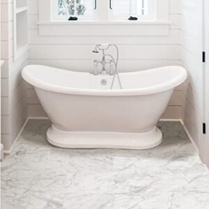 FloorPops Cameron Peel & Stick Floor Tiles, White