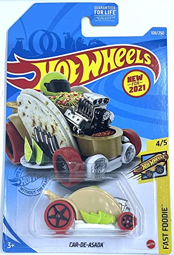 Hot Wheels 2021 - Car-De-Asada - 4/5 Fast Foodie [Taco] - #108/250