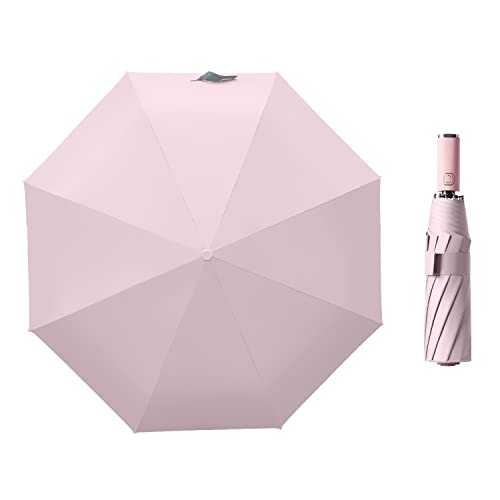 BAODINI Travel UV Umbrella for Sun Protection-Small Folding Umbrella Compact for Women and Girls