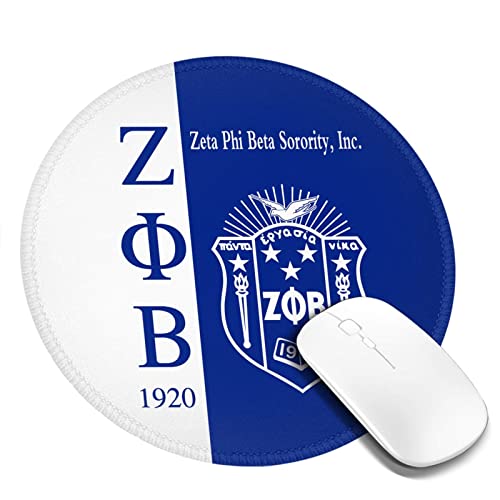 Sorority Paraphernalia Gifts Round Mouse Pad Non-Slip Mouse Mat 7.9 X 7.9 Inch