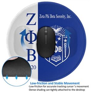 Sorority Paraphernalia Gifts Round Mouse Pad Non-Slip Mouse Mat 7.9 X 7.9 Inch