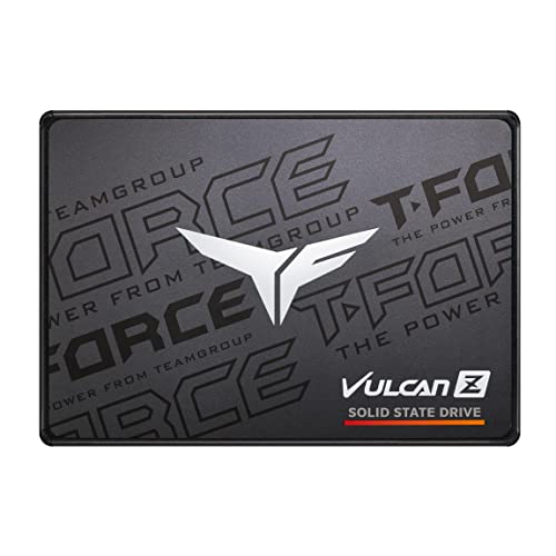 TEAMGROUP T-Force Vulcan Z 2TB SLC Cache 3D NAND TLC 2.5 Inch SATA III Internal Solid State Drive SSD (R/W Speed up to 550/500 MB/s) T253TZ002T0C101