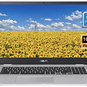 2022 Flagship ASUS Chromebook Light Laptop, 17.3" FHD 1080p Widescreen, Intel Celeron N4500 (Upto 2.8GHz), 4GB RAM, 32GB eMMC, Webcam, UHD Graphic, WiFi 6,17+ Hours Battery,Chrome OS +HubxcelAccessory