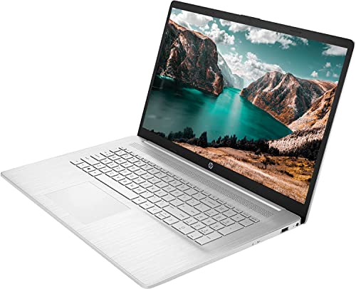 HP 17 Laptop, 17.3" HD+ Touchscreen, Intel Core i7-1255U Processor, 16GB RAM, 512GB SSD, Webcam, HDMI, Backlit Keyboard, Wi-Fi, Windows 11 Home, Silver