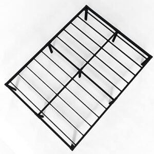 DiaOutro 18 Inch King Bed Frame Heavy Duty Metal Platform No Box Spring Needed, Maximum Storage, Easy Assembly, Noise Free, Black